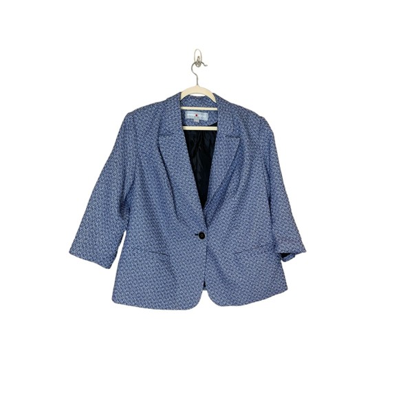 Jackets & Coats | Blue Tweed Womens Blazer | Poshmark